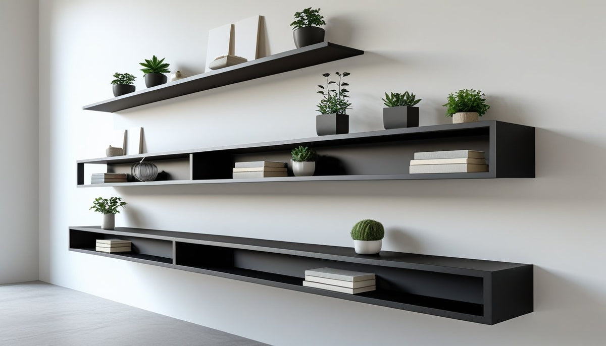 Black Wall Shelves – Modern Elegance Meets Everyday Function